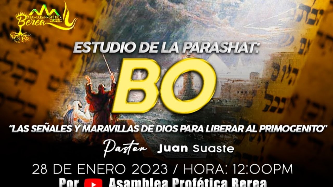 Bo 2023. “Las señales y Maravillas de Dios para liberar al Primogénito ...